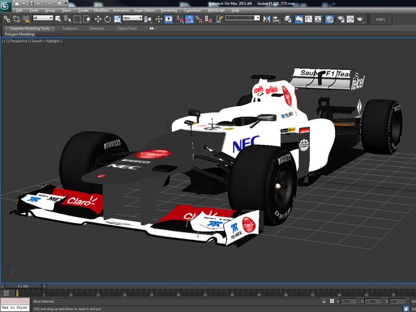 3d sauber f1 c31 model