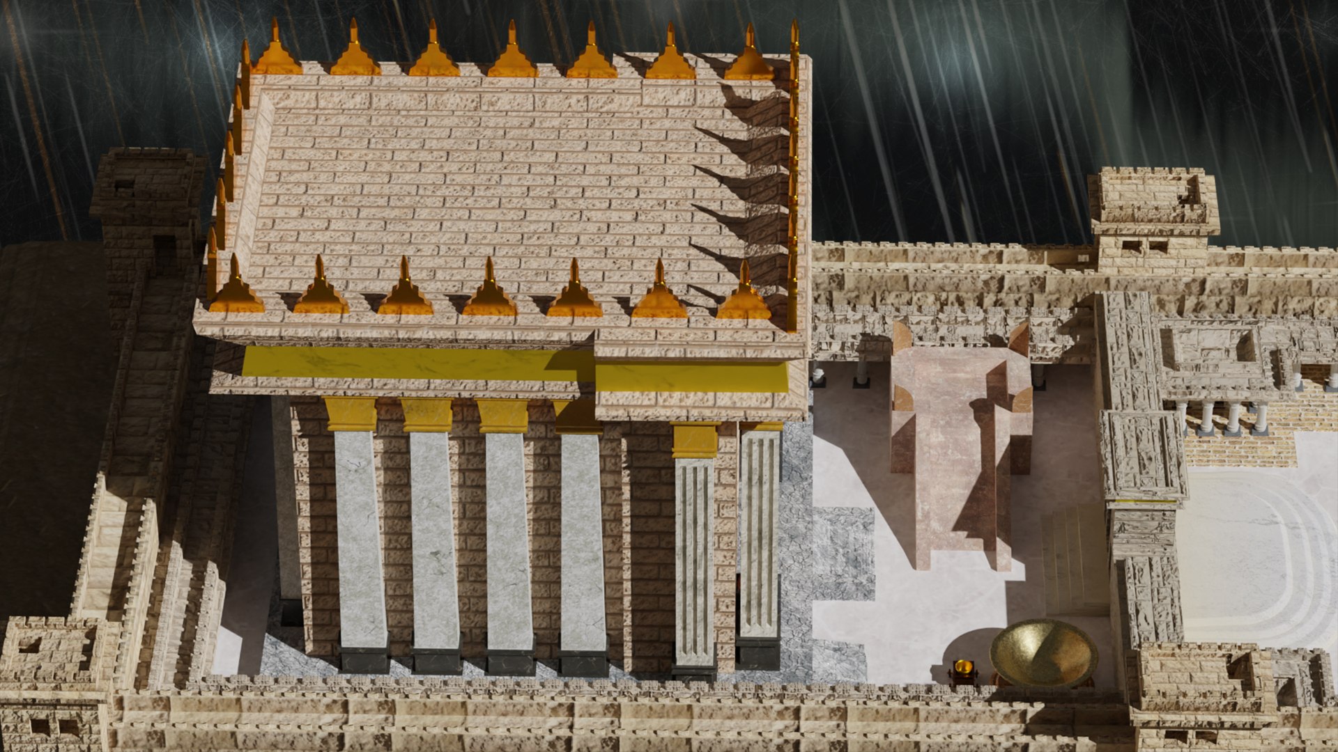 Jerusalem Temple3rd - Esplanade - Sacred Objects 3D Model - TurboSquid ...