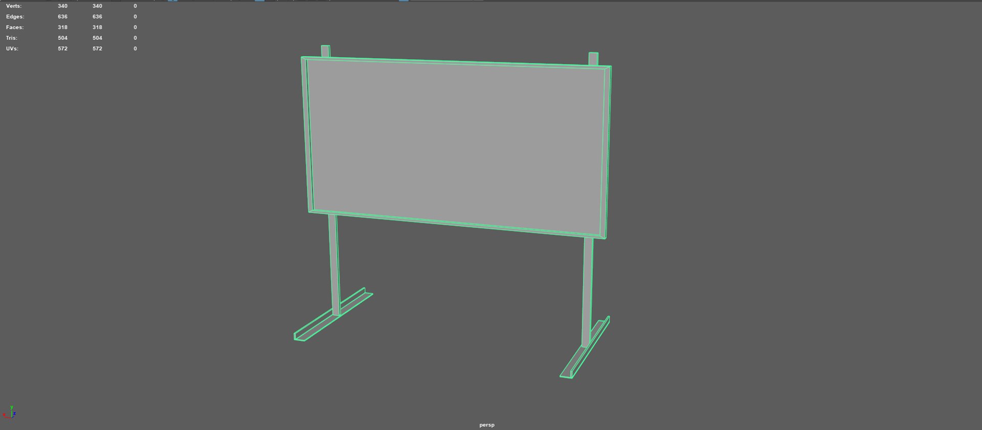 3D Warning Road Signs - Model - TurboSquid 1608064