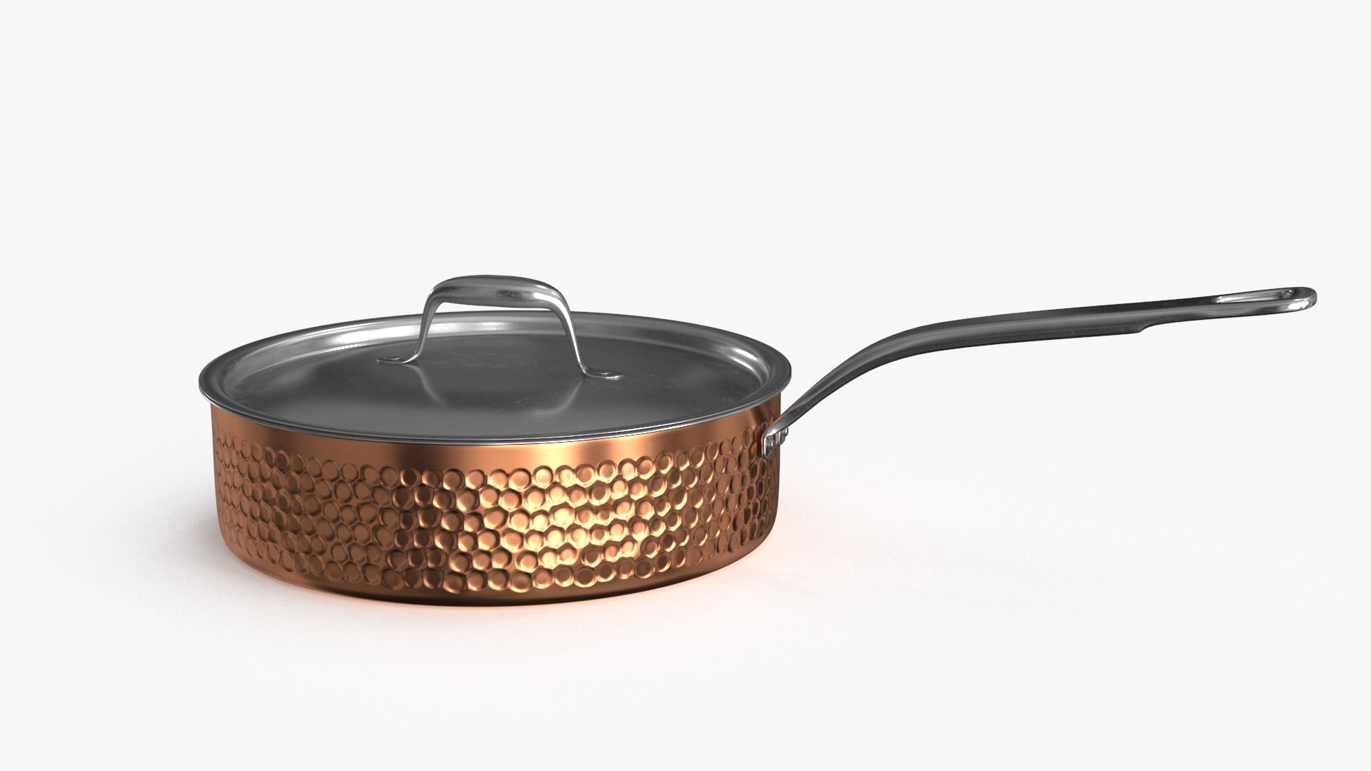 3D Stainless Steel Cookware Pan V2 - TurboSquid 2002922