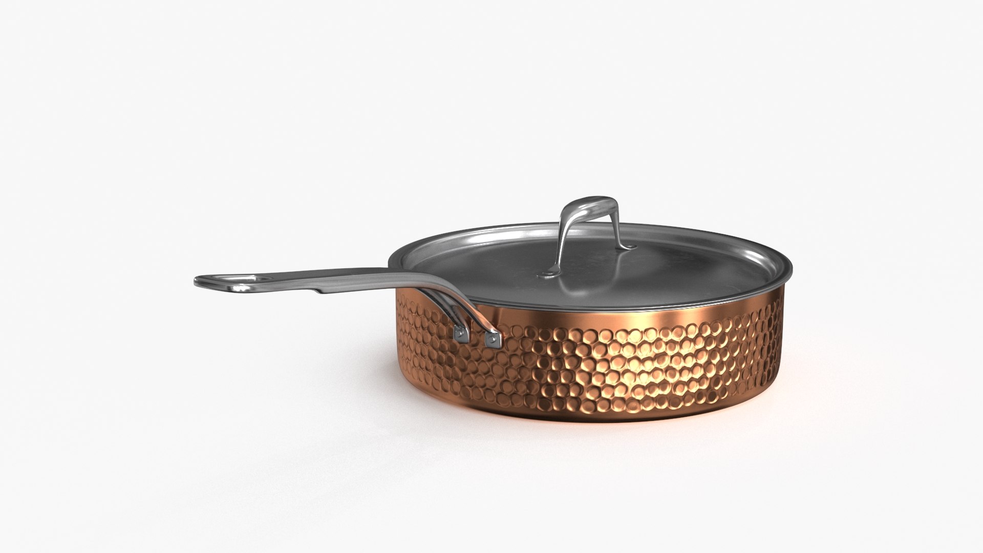 3D Stainless Steel Cookware Pan V2 - TurboSquid 2002922