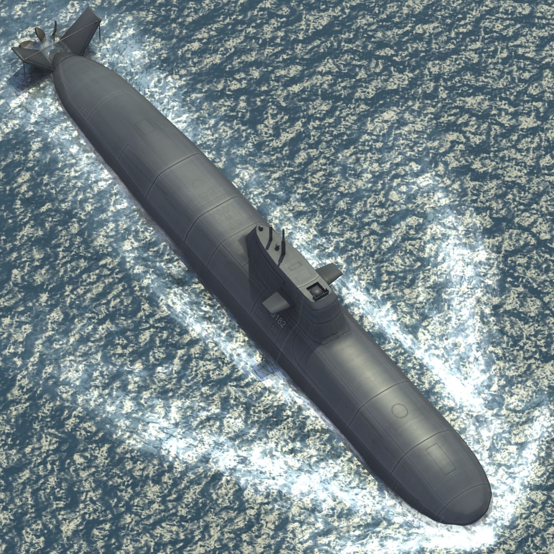 3d Model Of Type 212 Attack Submarine