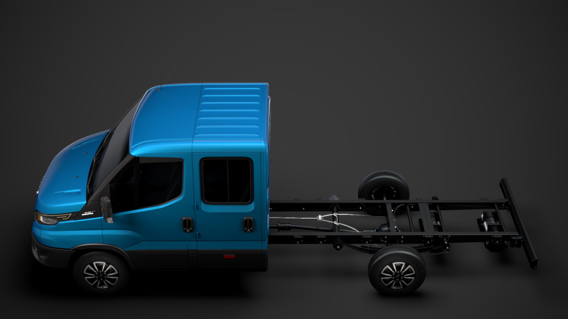 3D Model Iveco Daily Crew Cab - TurboSquid 1482511
