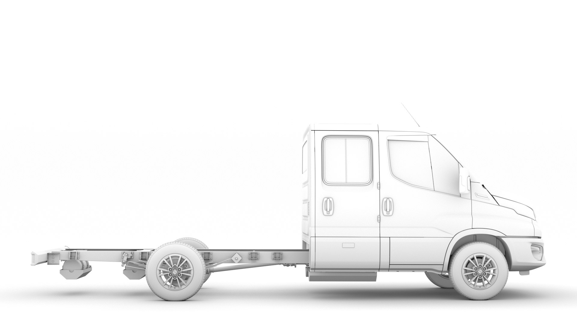 3D model iveco daily crew cab - TurboSquid 1482511