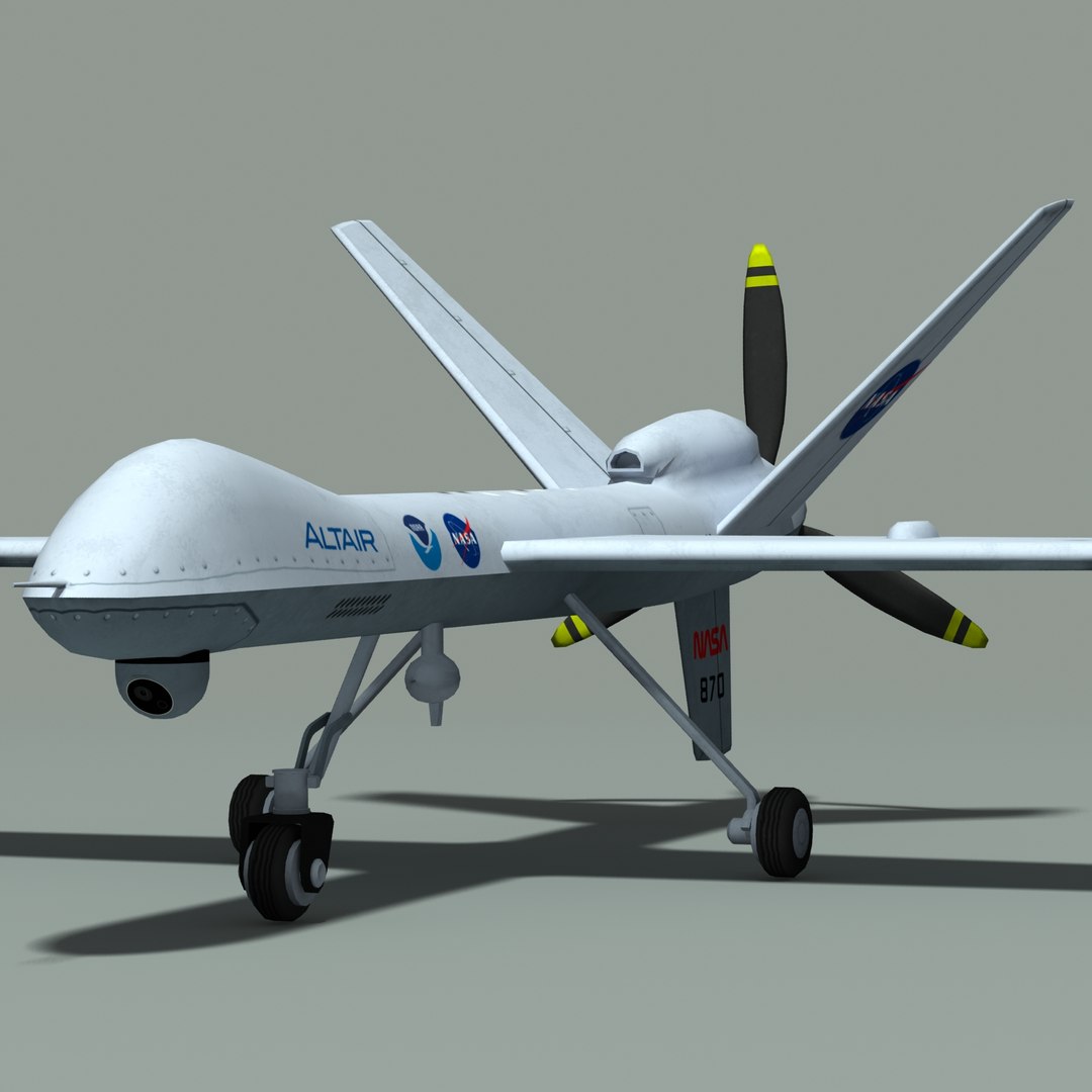Remotely Uav Predator Nasa Max