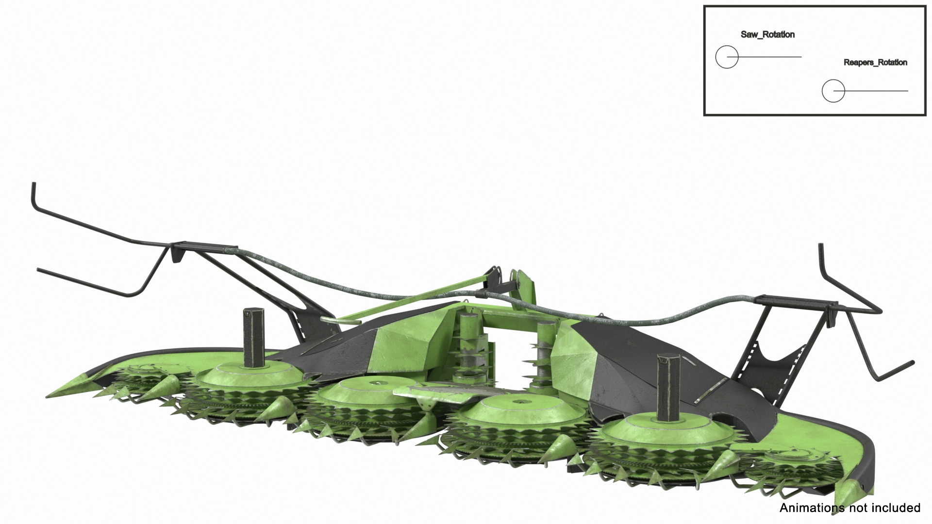 3D Rotary Corn Header Kemper Rigged - TurboSquid 1957817