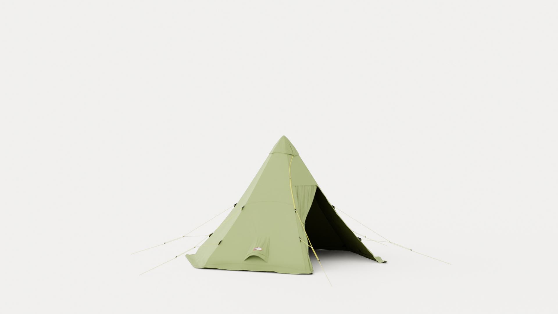 3D Model Pasvik 4-6 Outer Tent Including Pole - TurboSquid 2215696