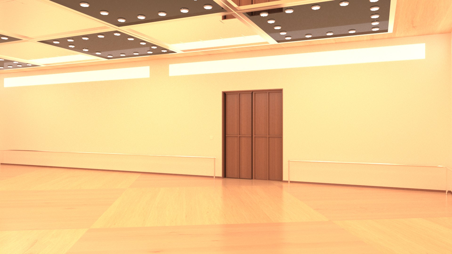 Choreography Room Interior 3D Model - TurboSquid 1422114