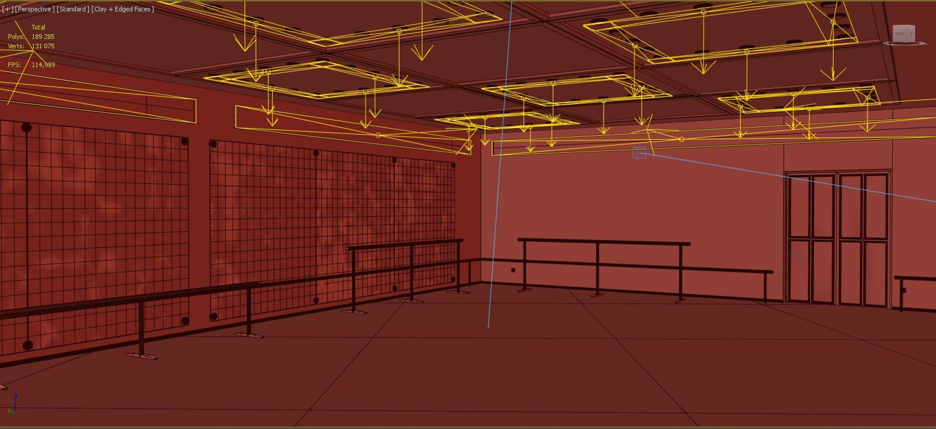 Choreography Room Interior 3D Model - TurboSquid 1422114
