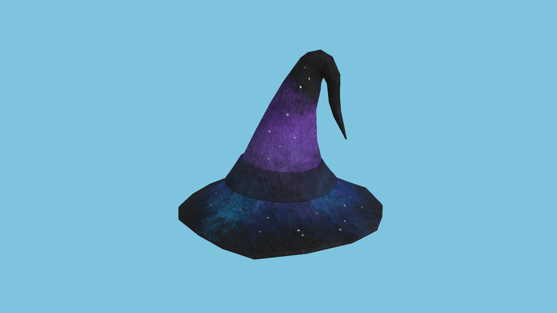 3D model Galaxy Wizard Hat - Character Design Fashion - TurboSquid 1729006