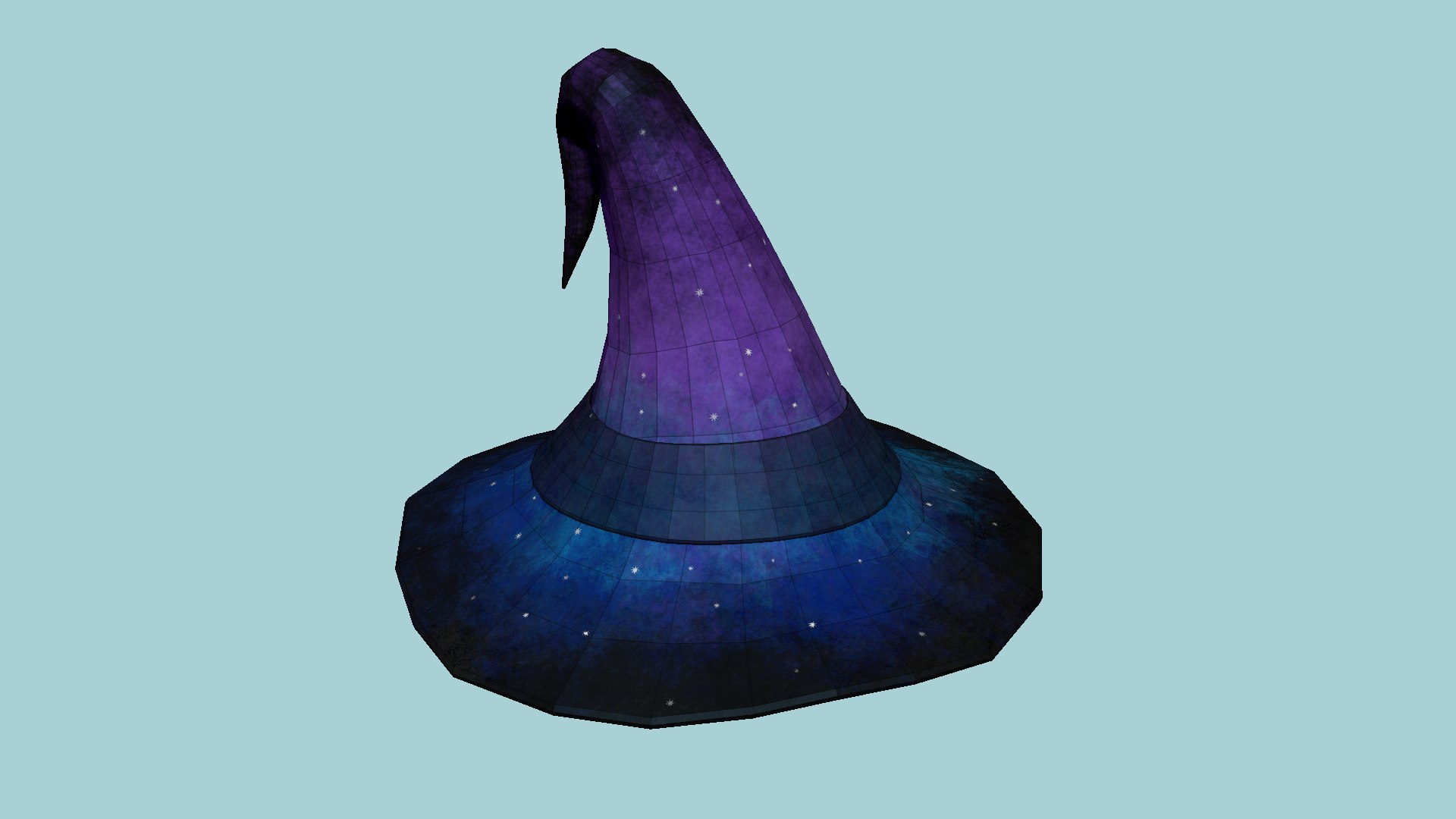 3D model Galaxy Wizard Hat - Character Design Fashion - TurboSquid 1729006