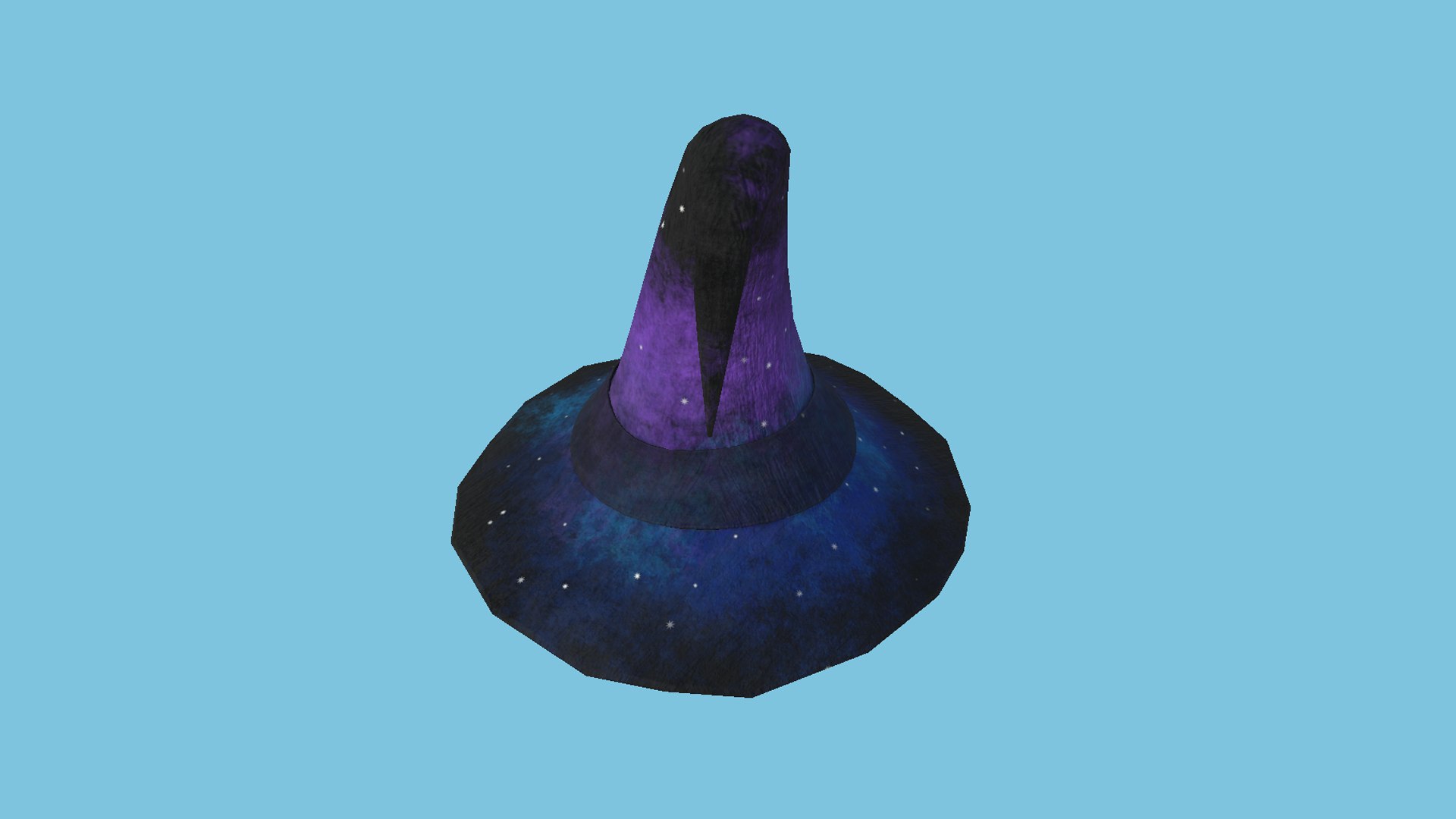 3D model Galaxy Wizard Hat - Character Design Fashion - TurboSquid 1729006