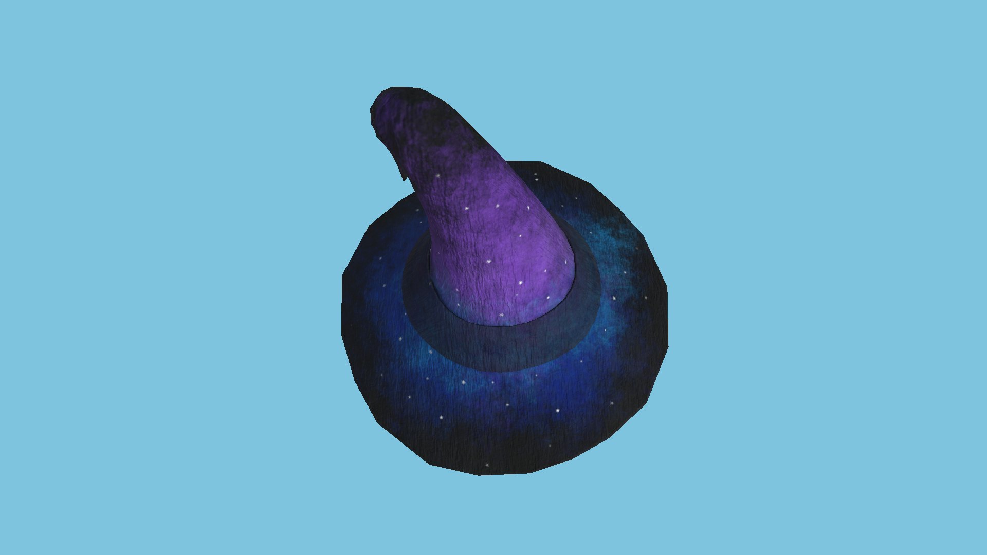 3D model Galaxy Wizard Hat - Character Design Fashion - TurboSquid 1729006