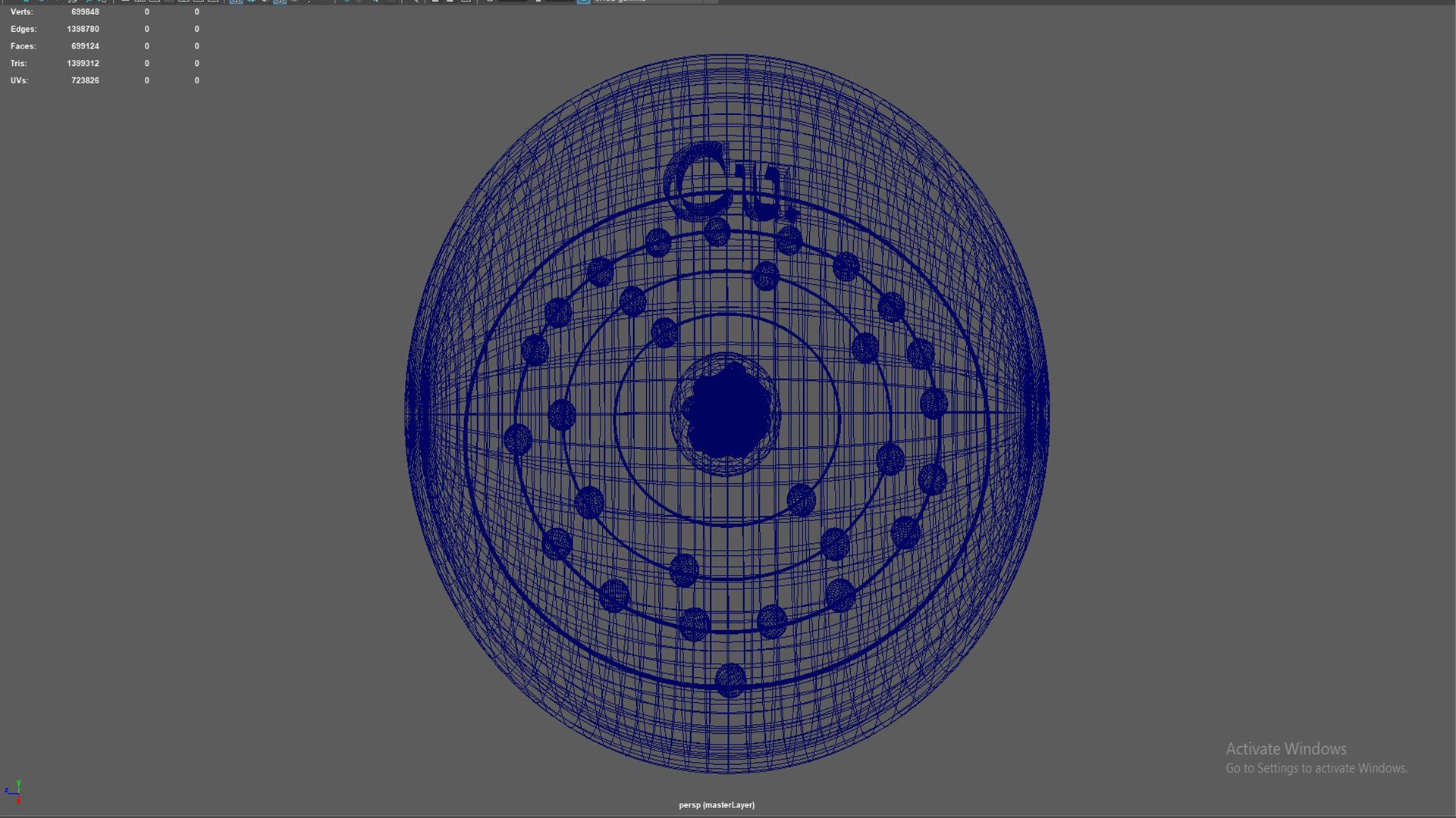 Copper Chemical Element 3D Model - TurboSquid 2135142