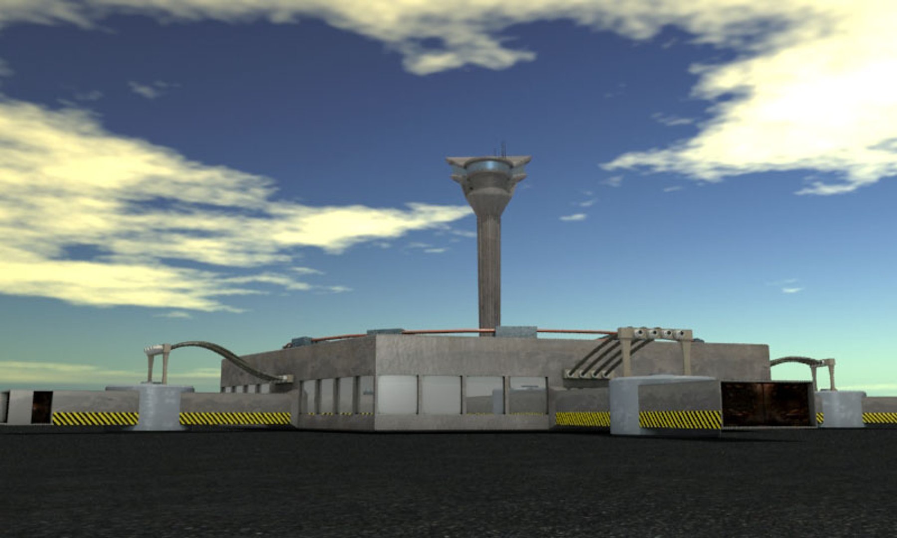 Terminal 3d Model