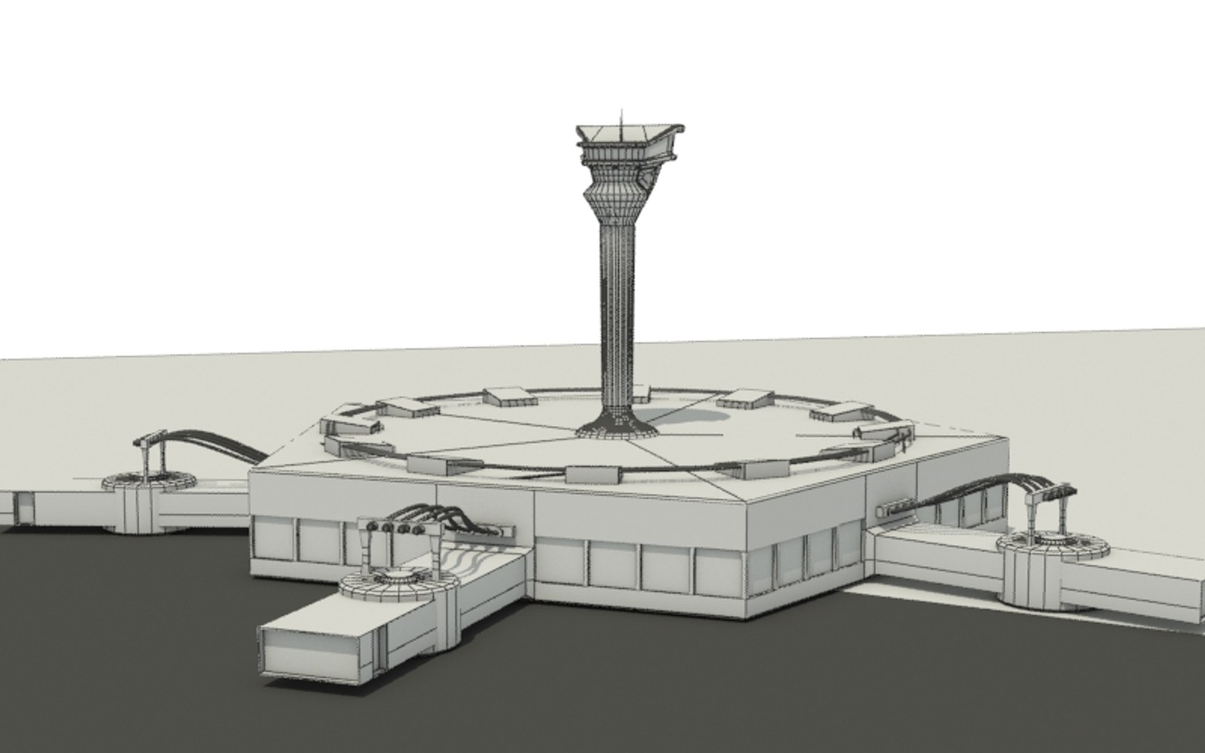 Terminal 3d Model
