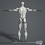 3d Model Rigged Male Body Muscular