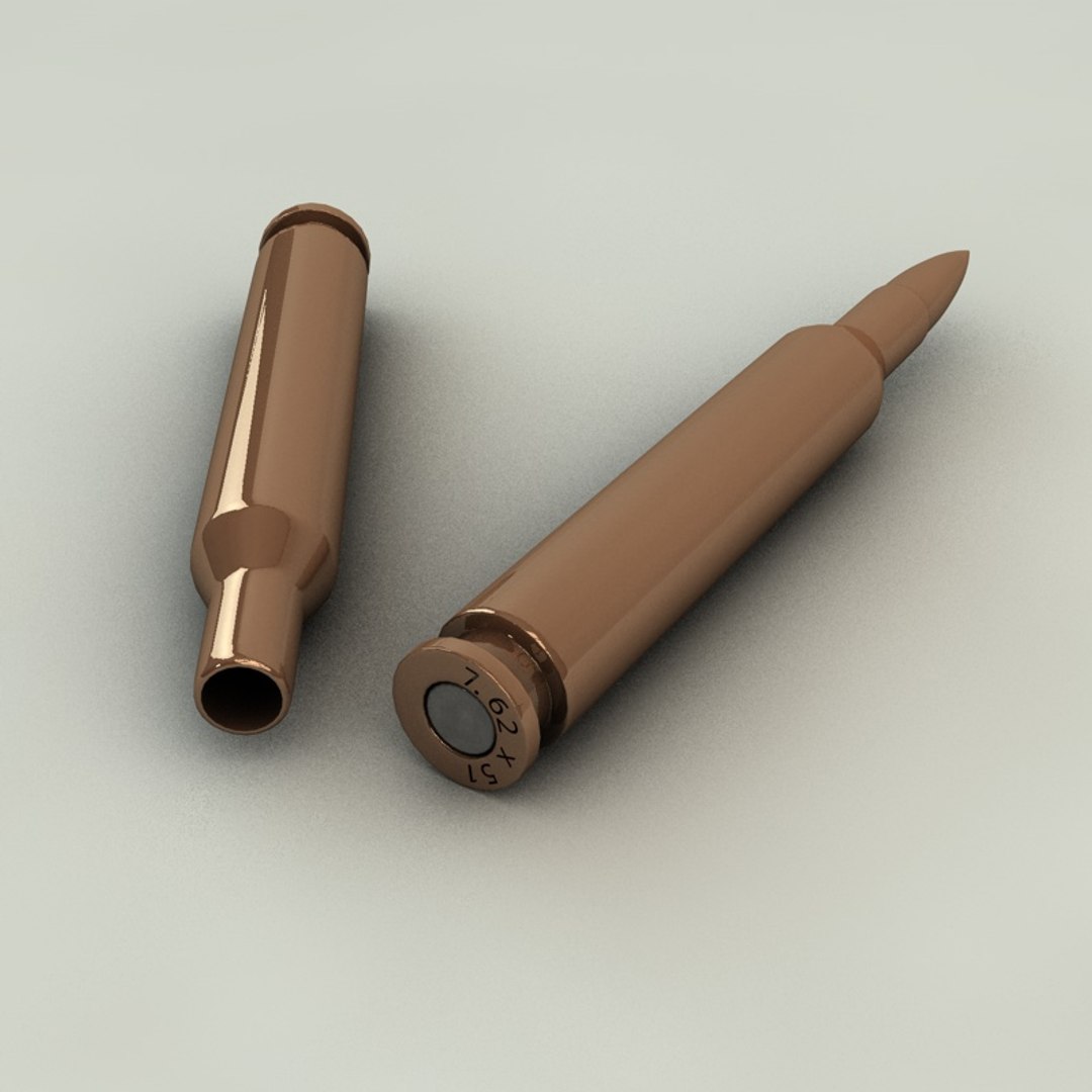 3dsmax Realistic 7 Bullet