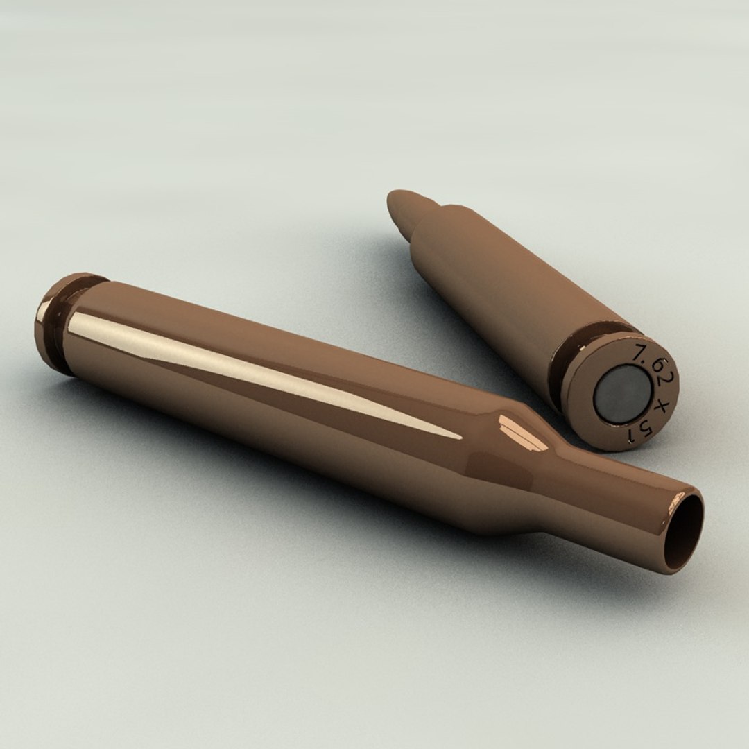 3dsmax Realistic 7 Bullet