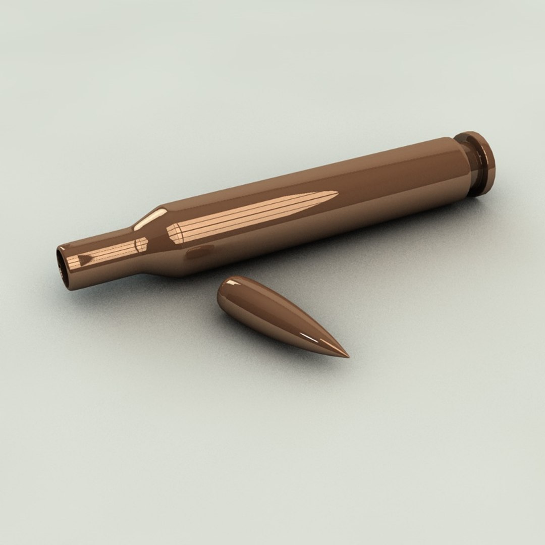 3dsmax Realistic 7 Bullet