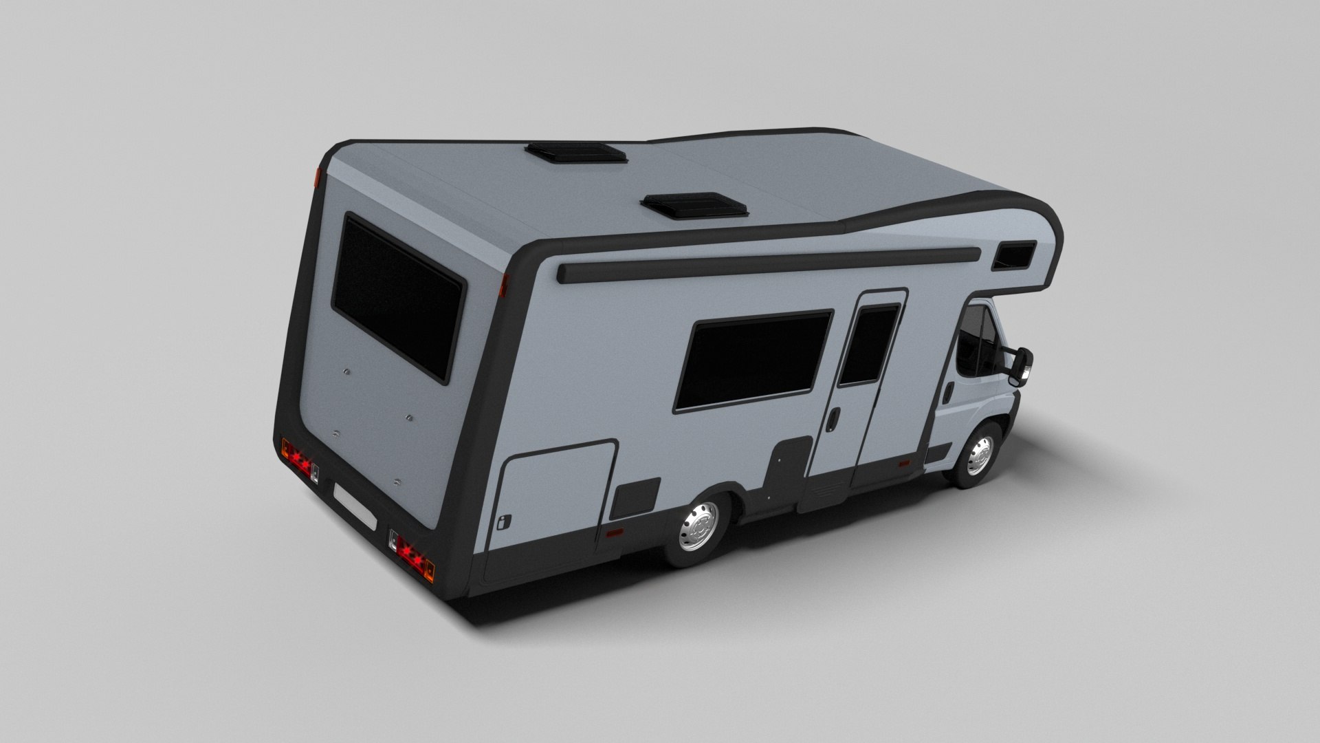 modelo 3d RV Camper Van Motorhome - TurboSquid 2397665
