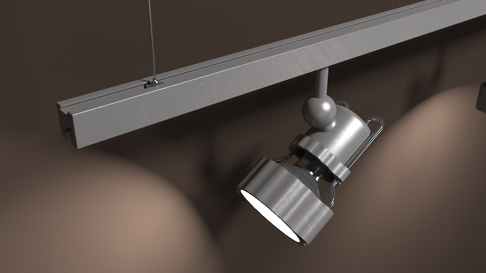 3d Gallery Light Set Model