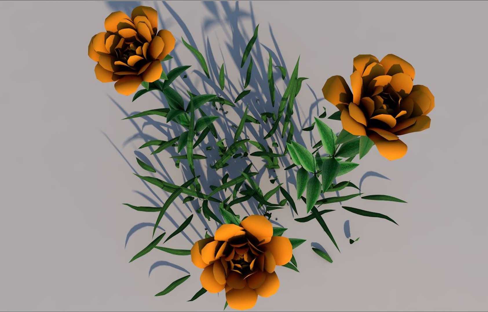 3D Roses Yellow Model - TurboSquid 1478900