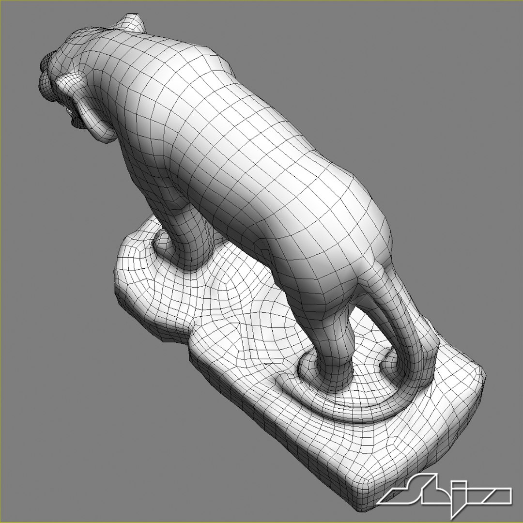 Tiger Sculpture 1 3d Max