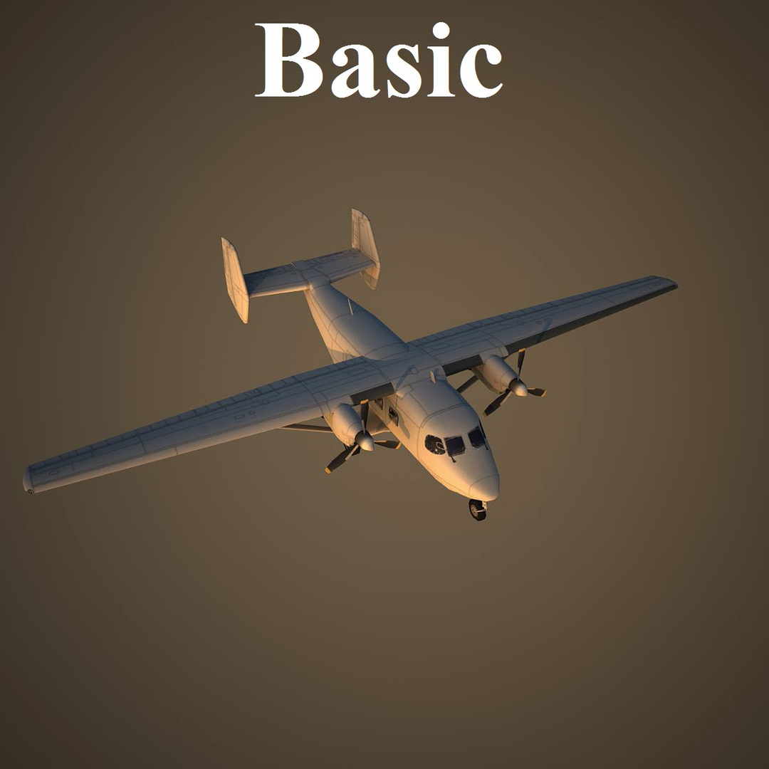 3d Antonov Basic Aircraft