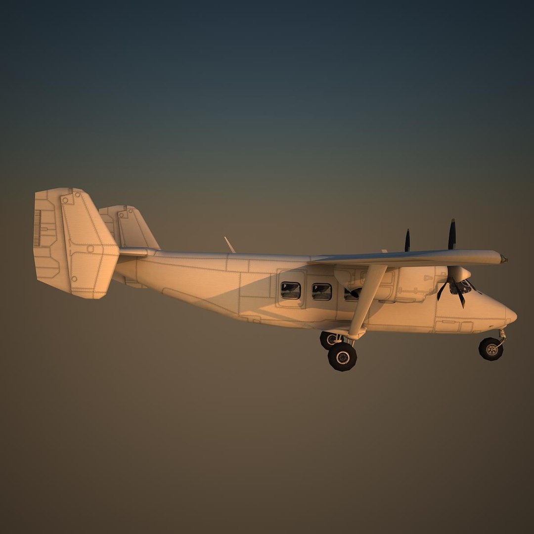 3d Antonov Basic Aircraft