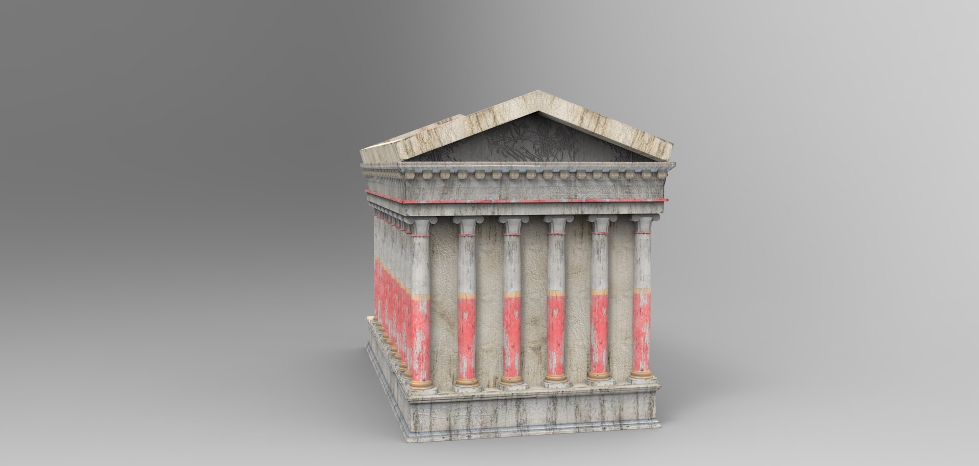 Ancient Temple 3d Model