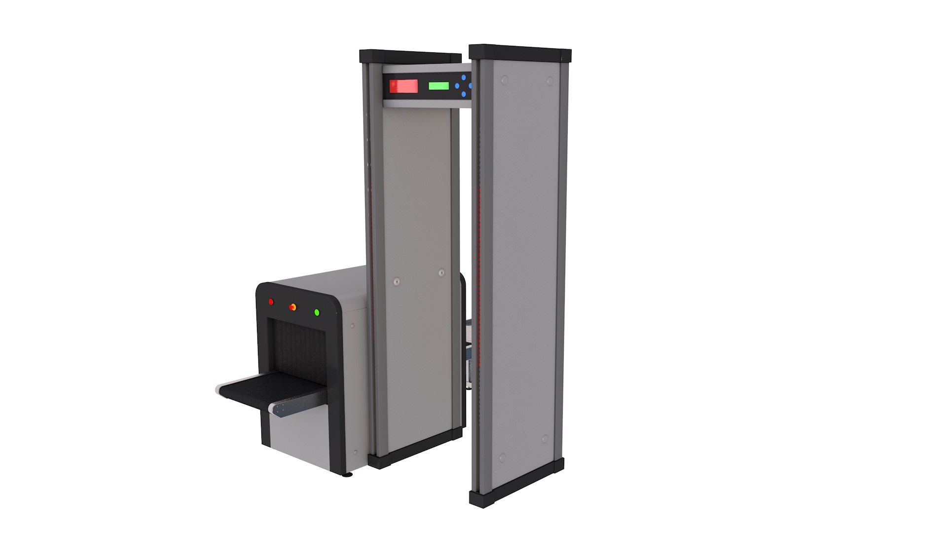 X-Ray Machine With Metal Detector model - TurboSquid 1761250