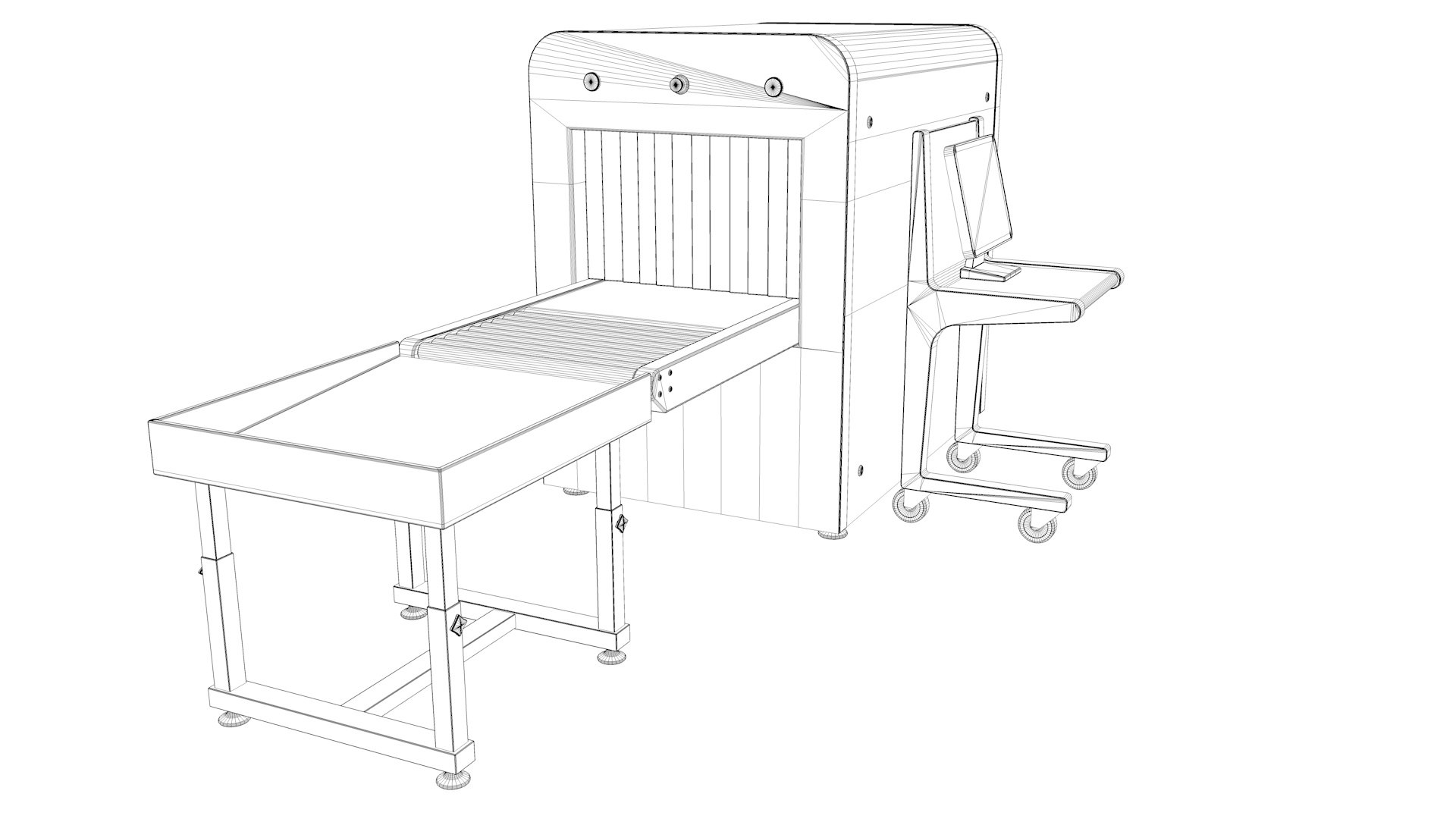 X-Ray Machine With Metal Detector model - TurboSquid 1761250