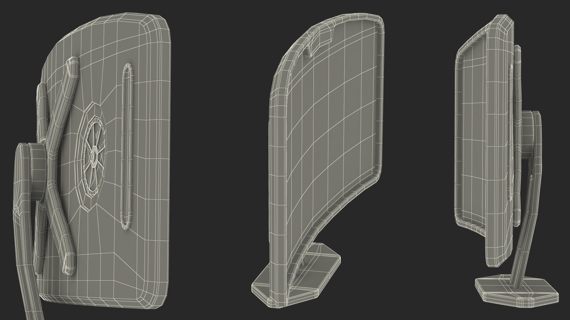 Futuristic Display Blue 3D model - TurboSquid 2146907