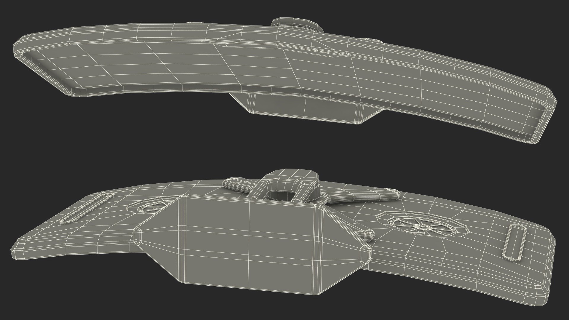 Futuristic Display Blue 3D model - TurboSquid 2146907