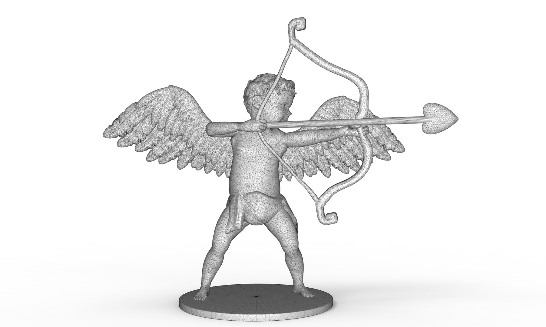 Cupid Sculpture Model - TurboSquid 1508832