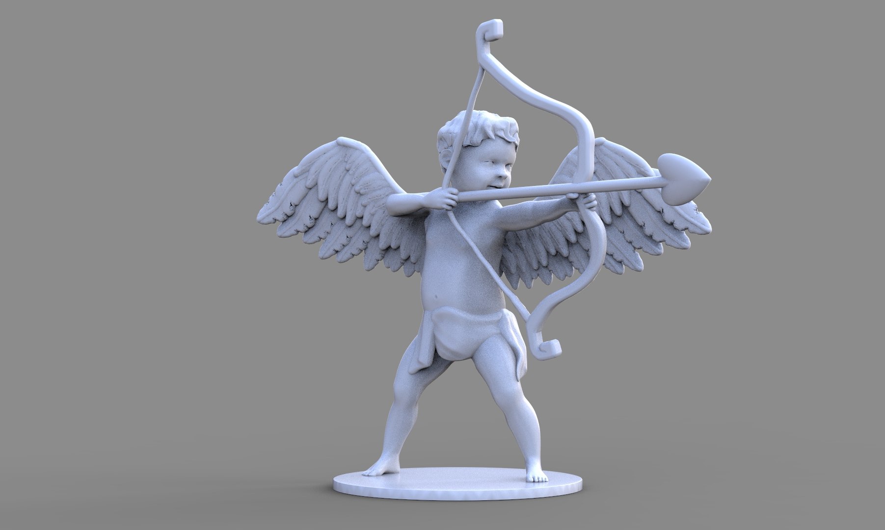 Cupid Sculpture Model - TurboSquid 1508832