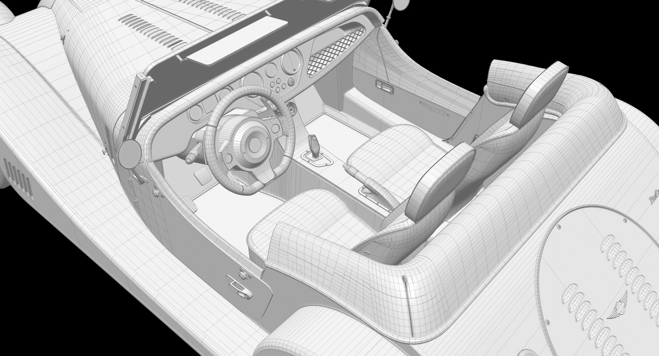 3D convertible car morgan 6 - TurboSquid 1413374