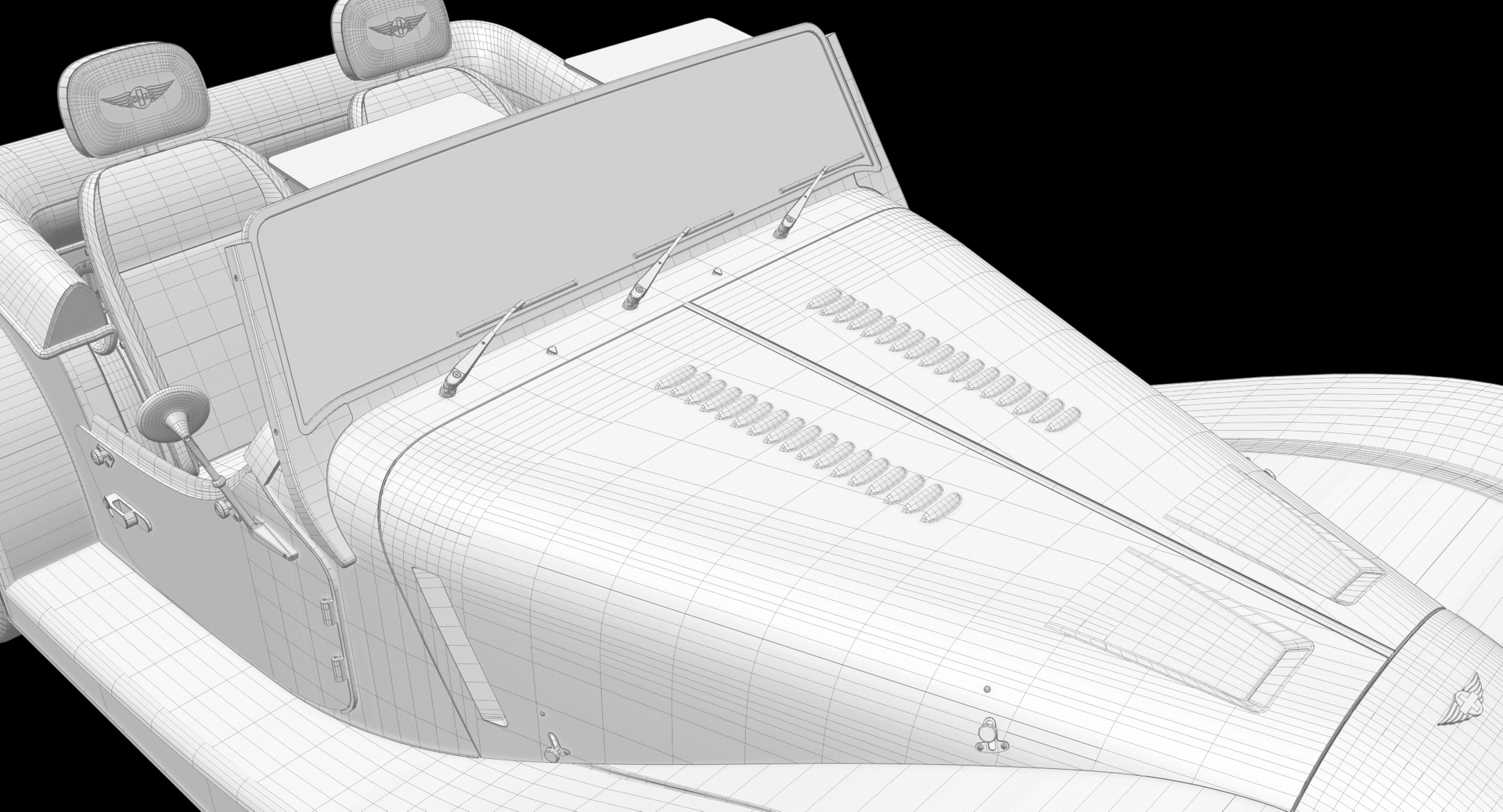 3D convertible car morgan 6 - TurboSquid 1413374