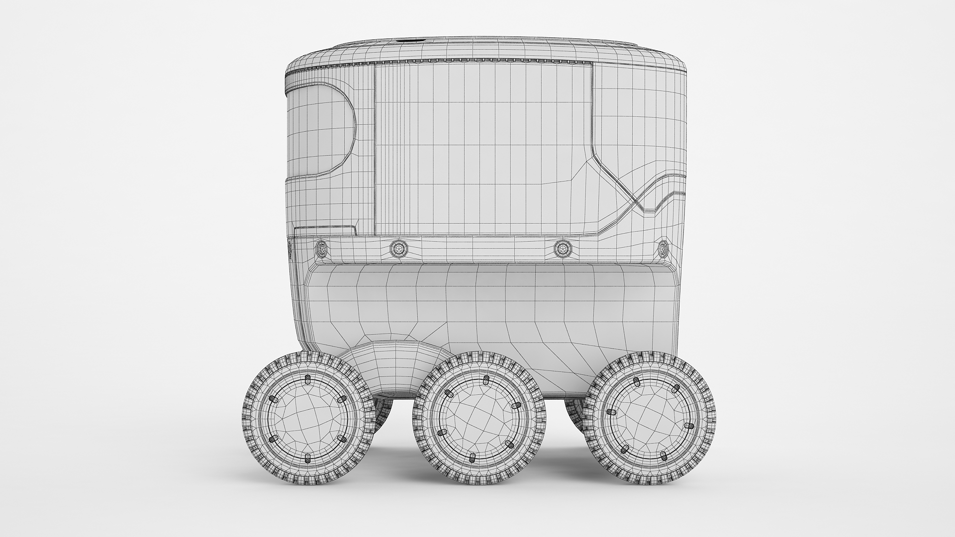 Delivery Robot 01 3D Model - TurboSquid 1910016