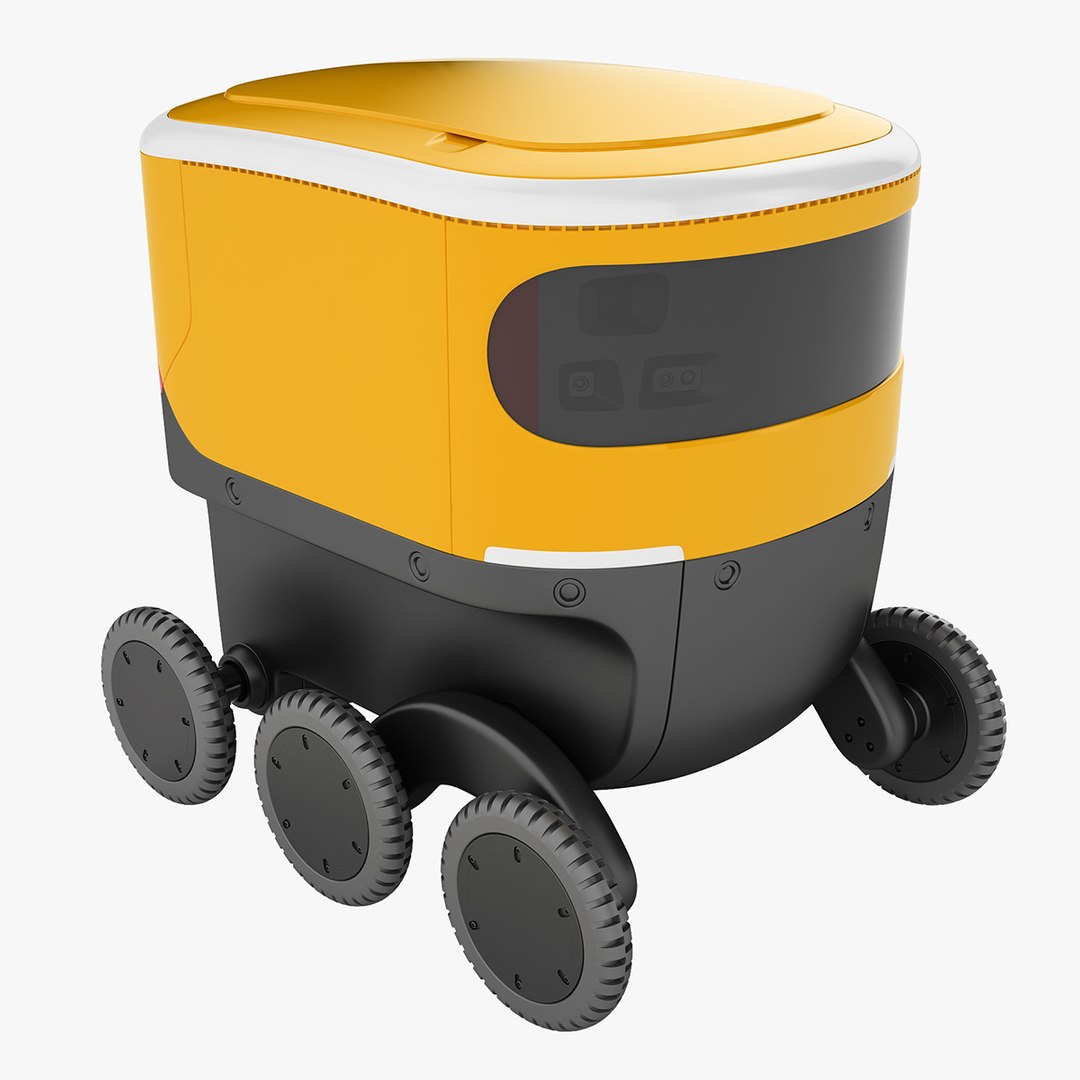 Delivery Robot 01 3D model - TurboSquid 1910016