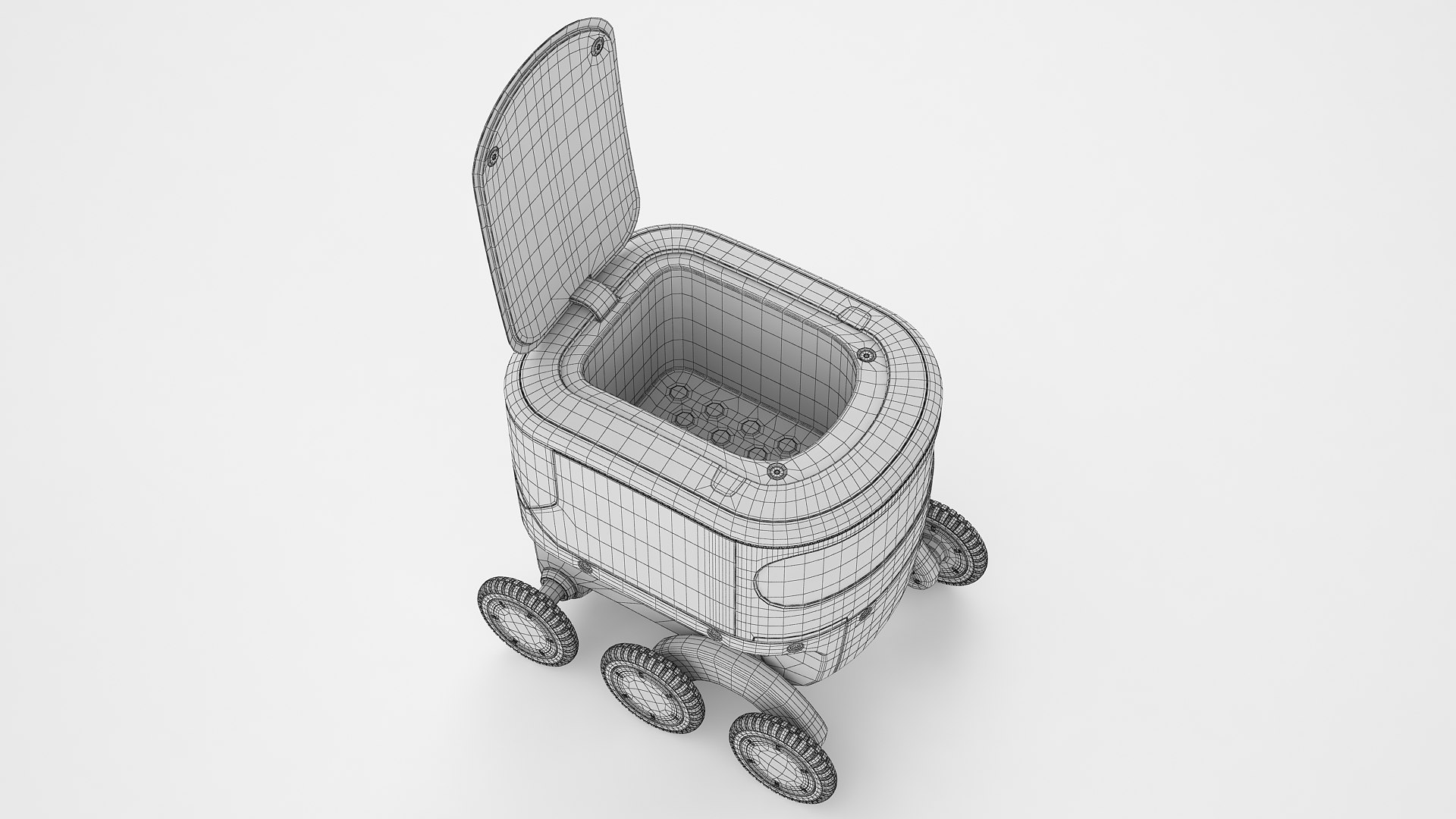 Delivery Robot 01 3D Model - TurboSquid 1910016