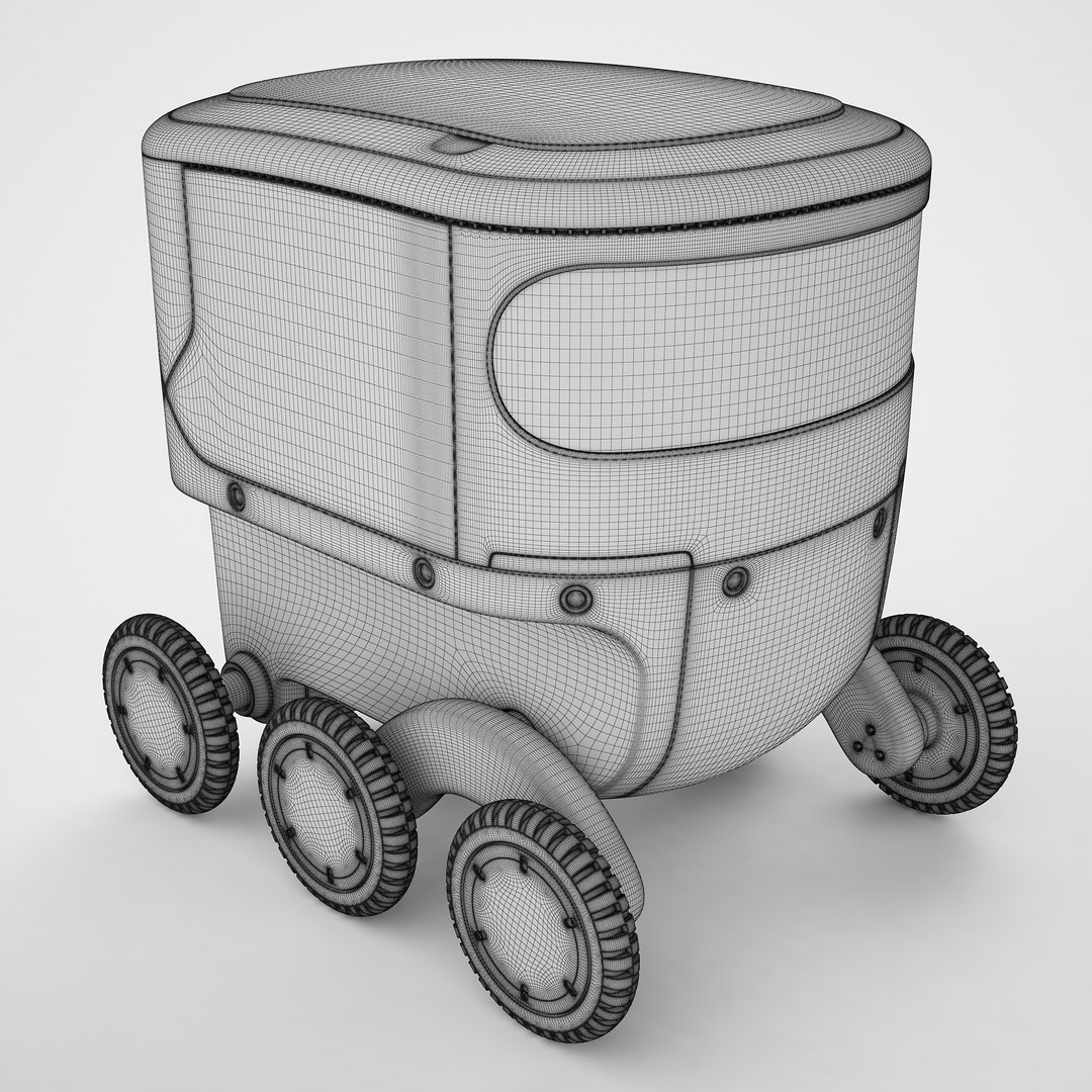 Delivery Robot 01 3D Model - TurboSquid 1910016