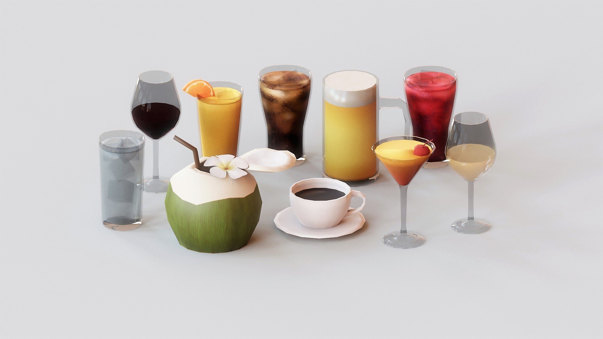 3D Model Beverage Drink - TurboSquid 1432344