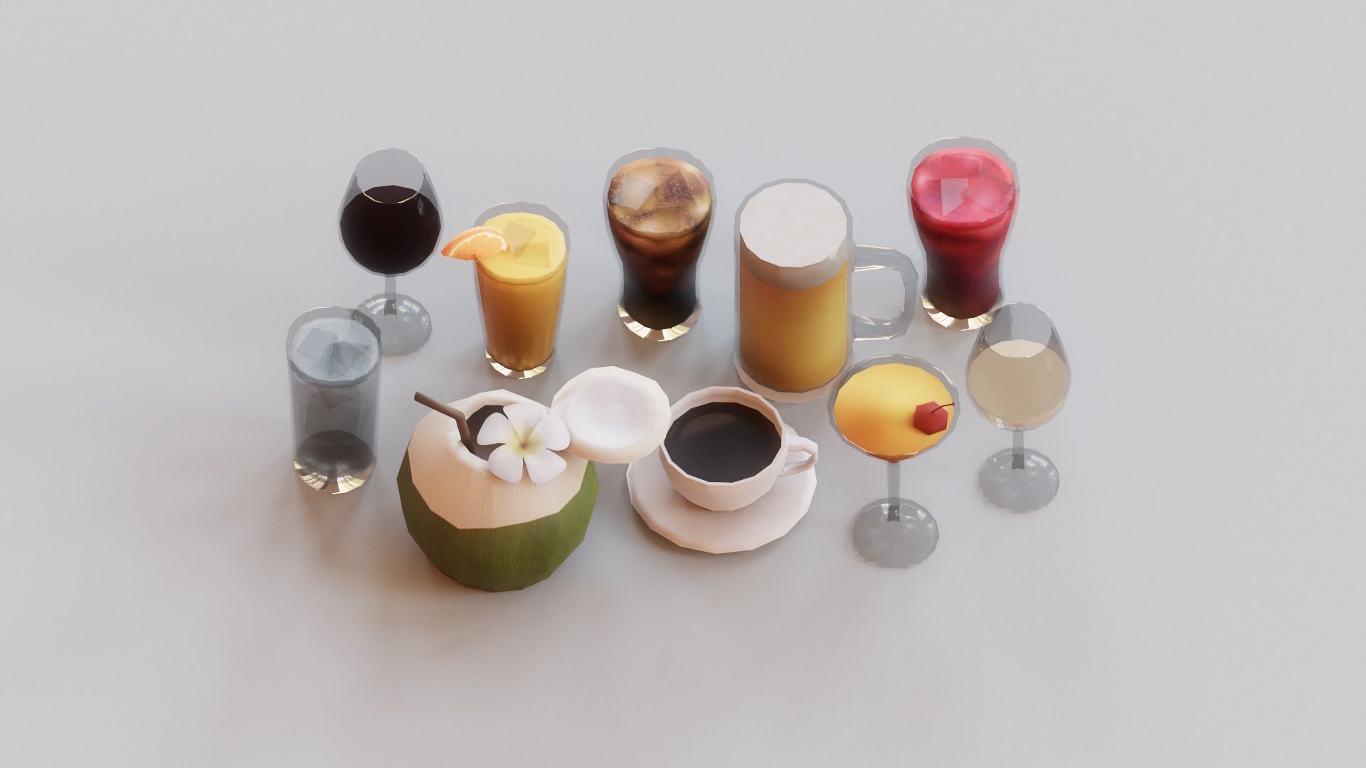 3D Model Beverage Drink - TurboSquid 1432344