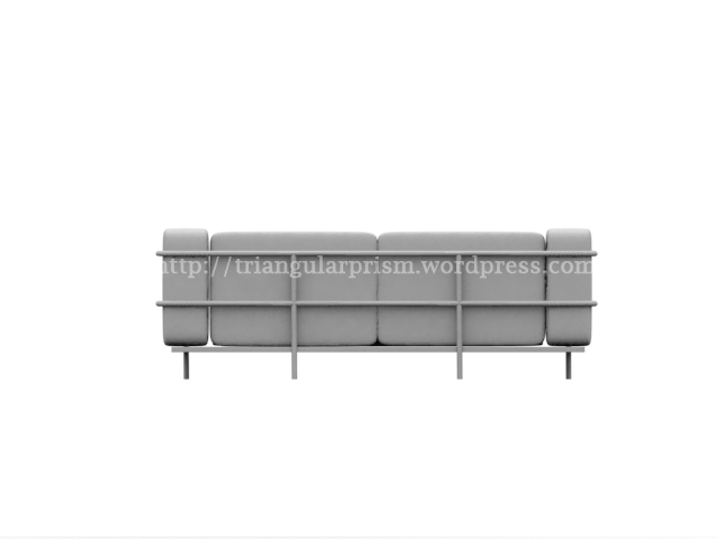 3d modern sofa model