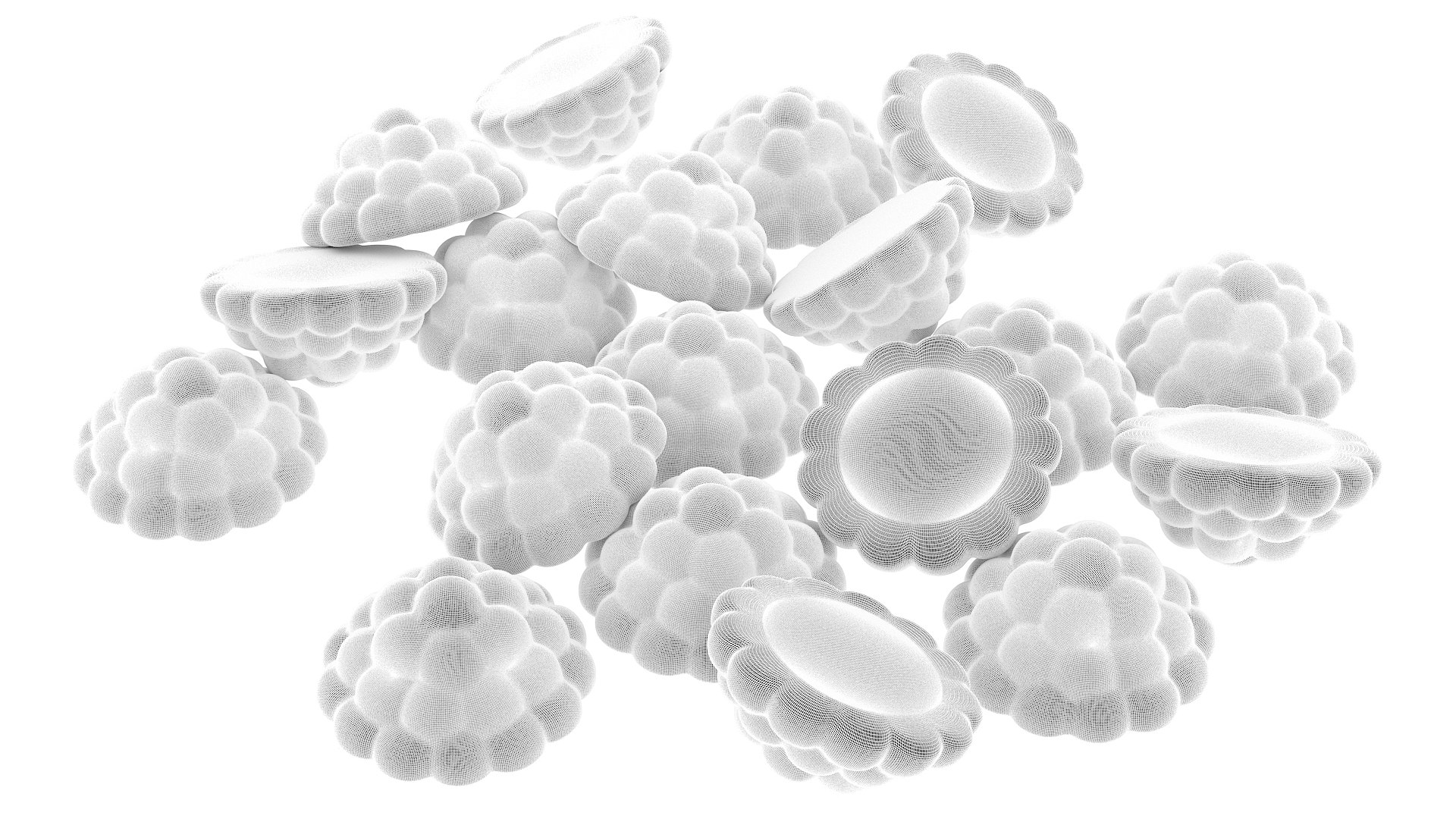 Raspberry Gumdrops Model - TurboSquid 1814480