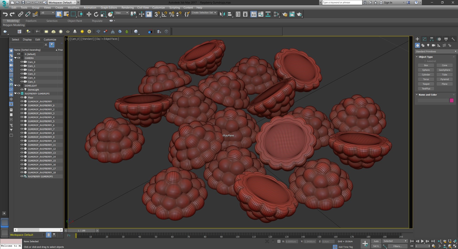 Raspberry Gumdrops model - TurboSquid 1814480