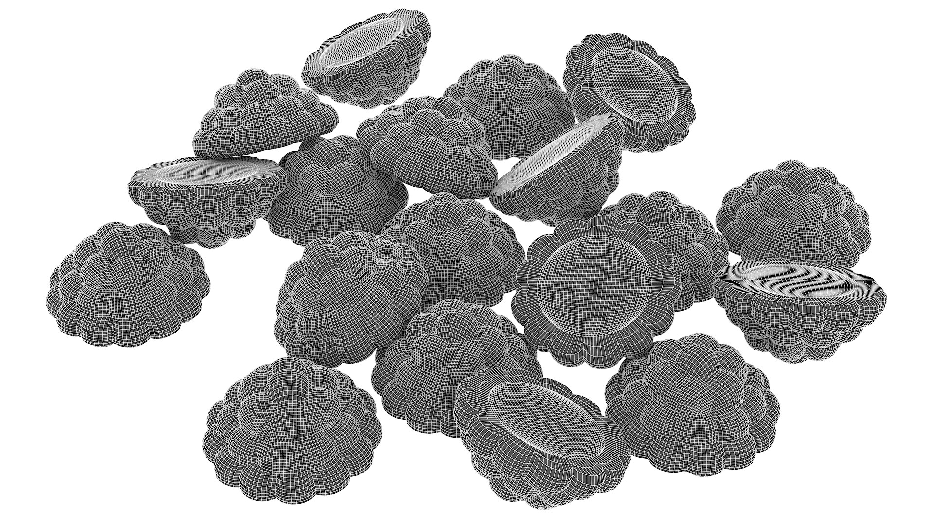 Raspberry Gumdrops Model - TurboSquid 1814480