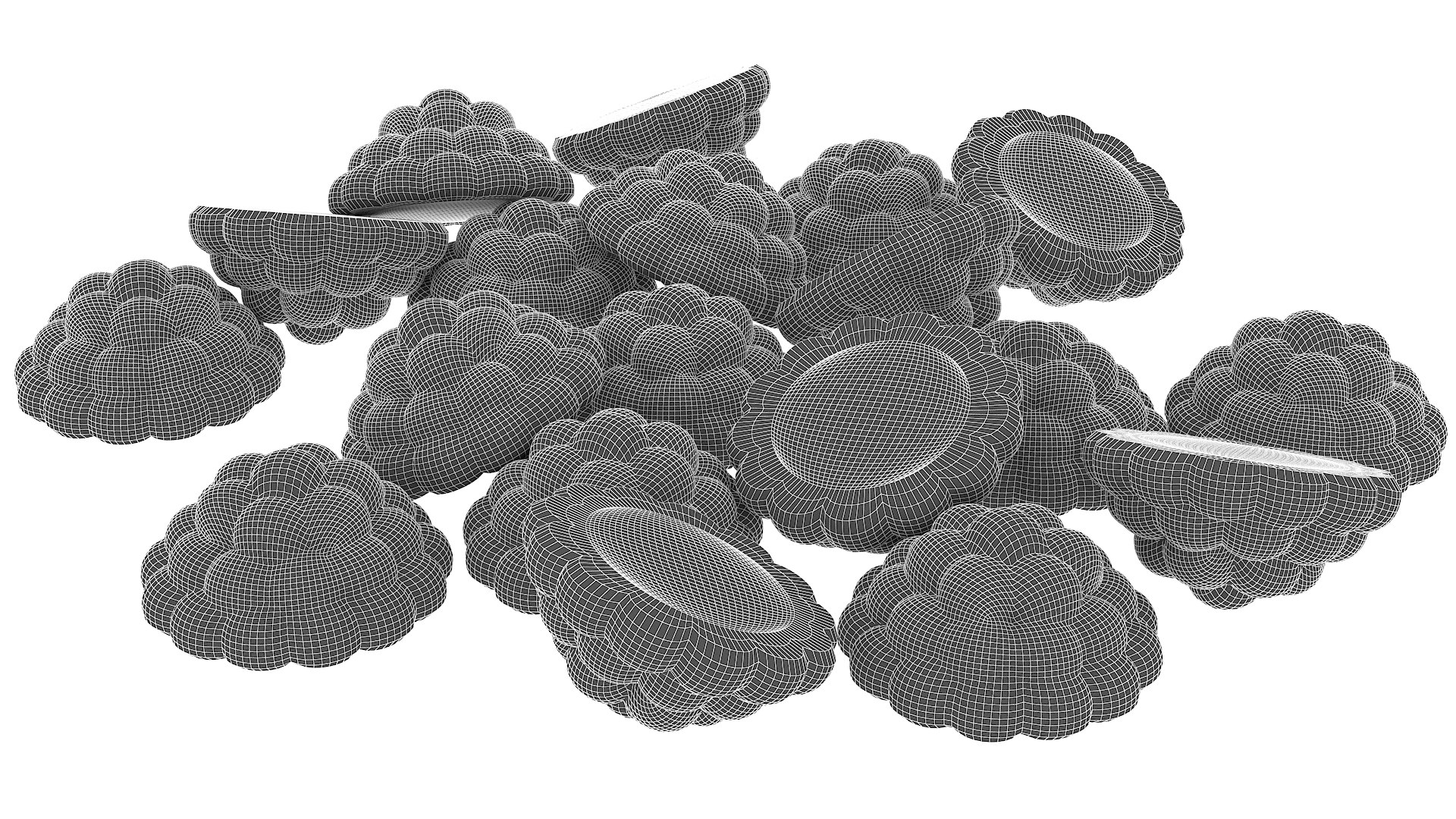 Raspberry Gumdrops Model - TurboSquid 1814480